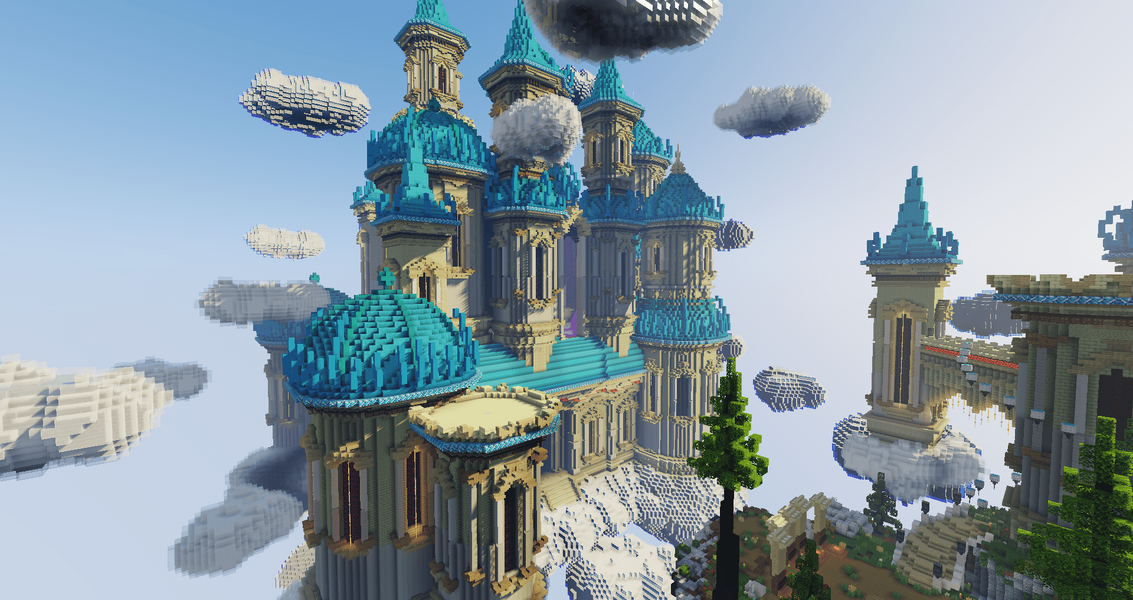 Heaven Hub Lobby or Skyblock Spawn | BuiltByBit