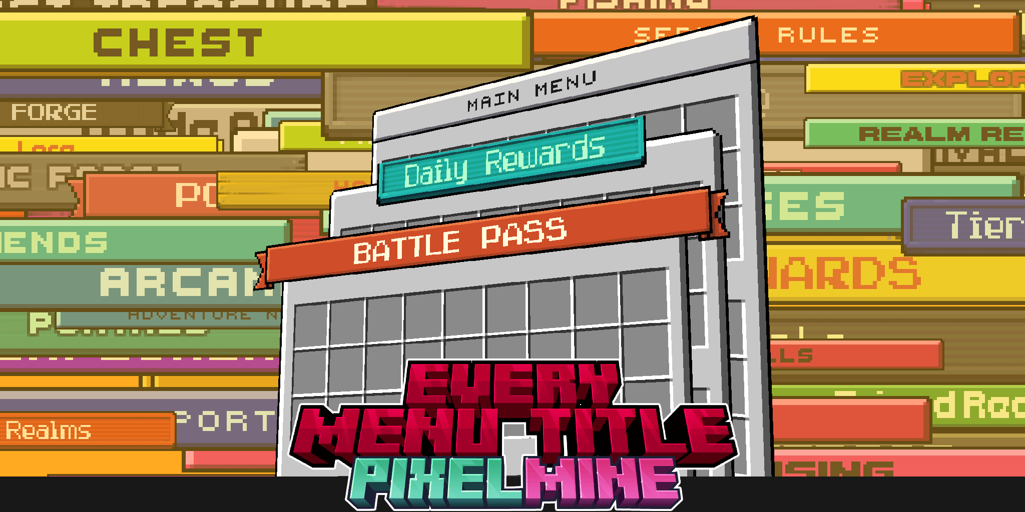 Every Menu Title Graphics | BuiltByBit