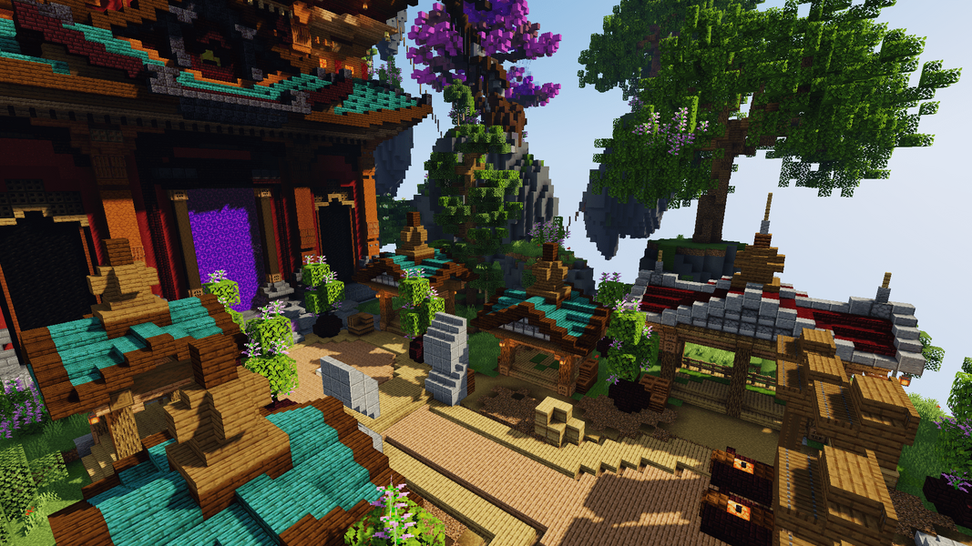 Japan small Lobby or Skyblock Spawn | BuiltByBit