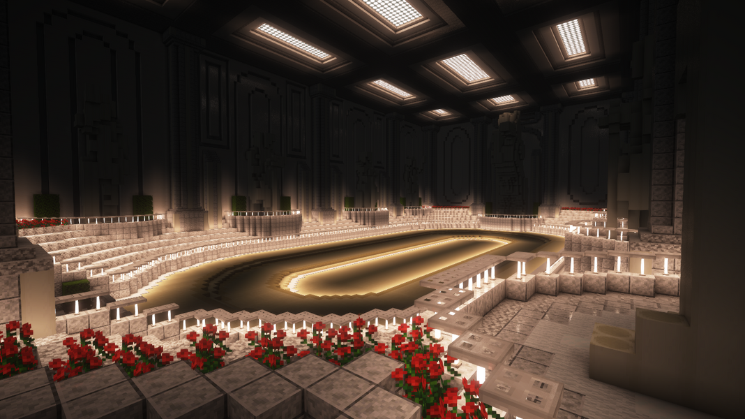 Greek Temple HUB Lobby 300X400 V1 | BuiltByBit