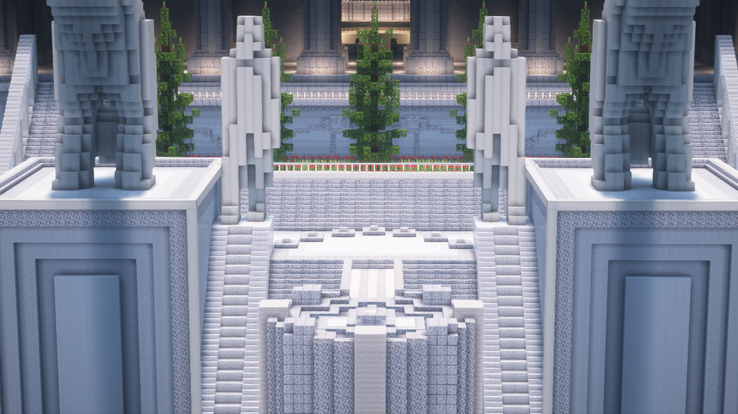 Greek Temple HUB Lobby 300X400 V1 | BuiltByBit