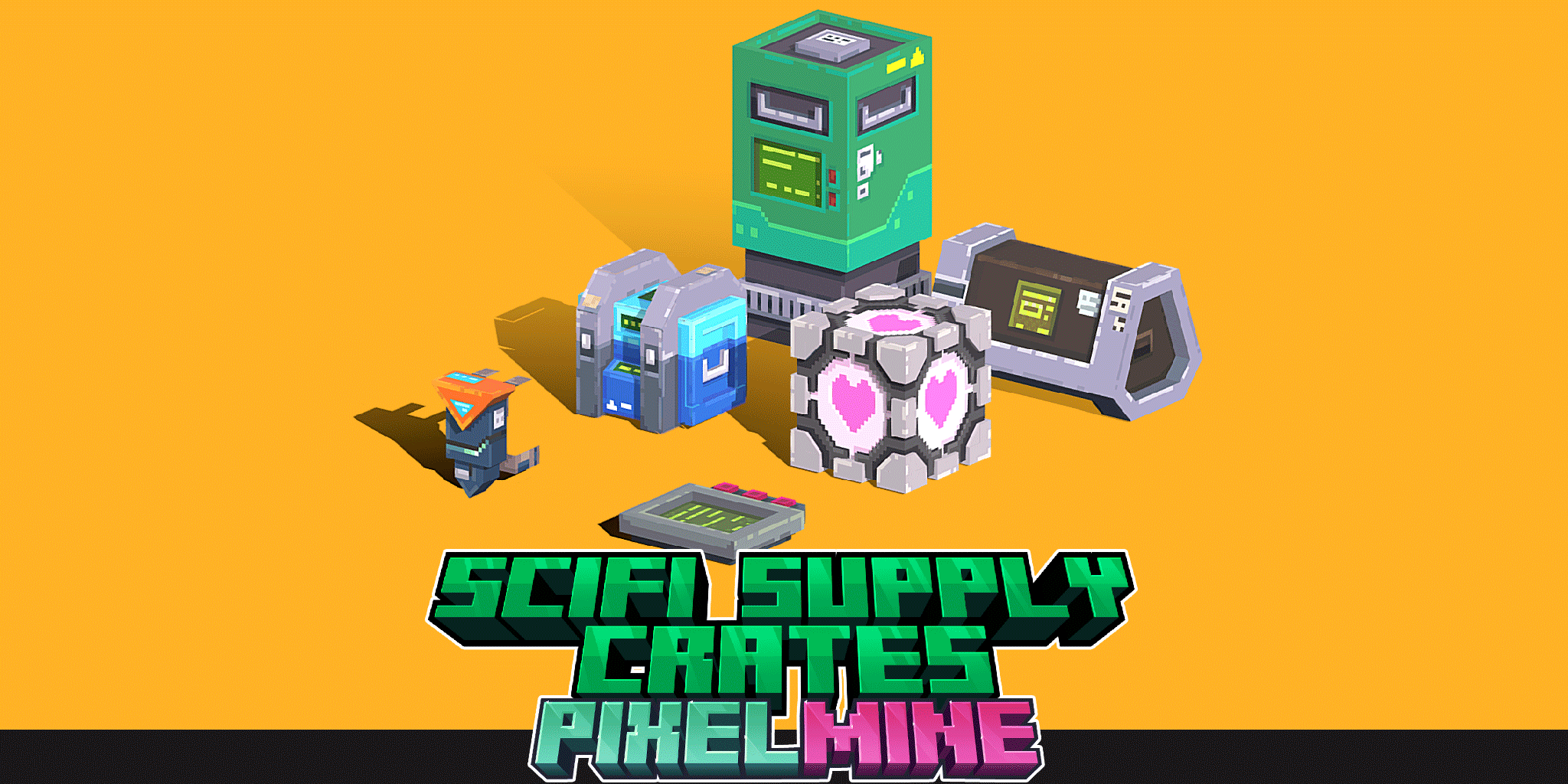SciFi Supply Crate Models | BuiltByBit