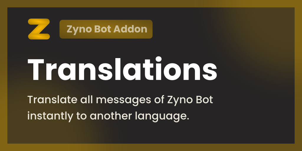 Zyno Bot Translations | BuiltByBit