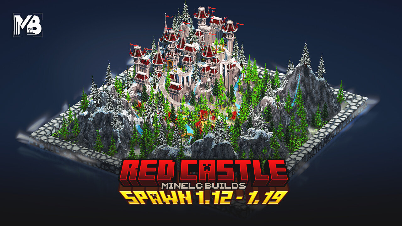 Village Red Castle Spawn - 500x500 | BuiltByBit