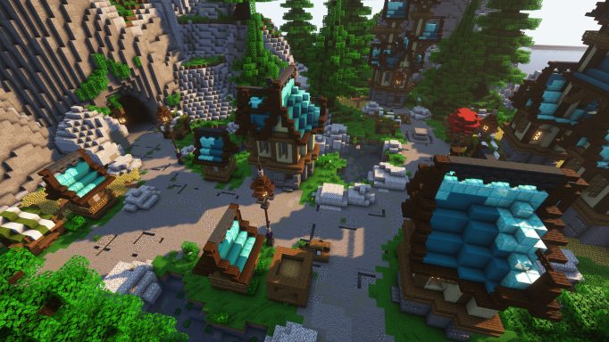 Blue Peaks | 580x580 | Mountain Spawn | BuiltByBit