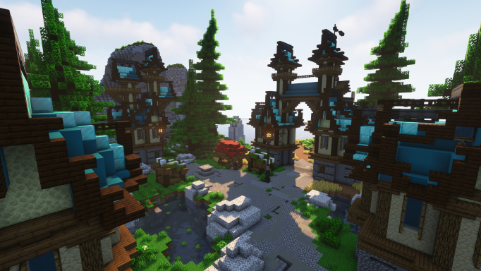 Blue Peaks | 580x580 | Mountain Spawn | BuiltByBit