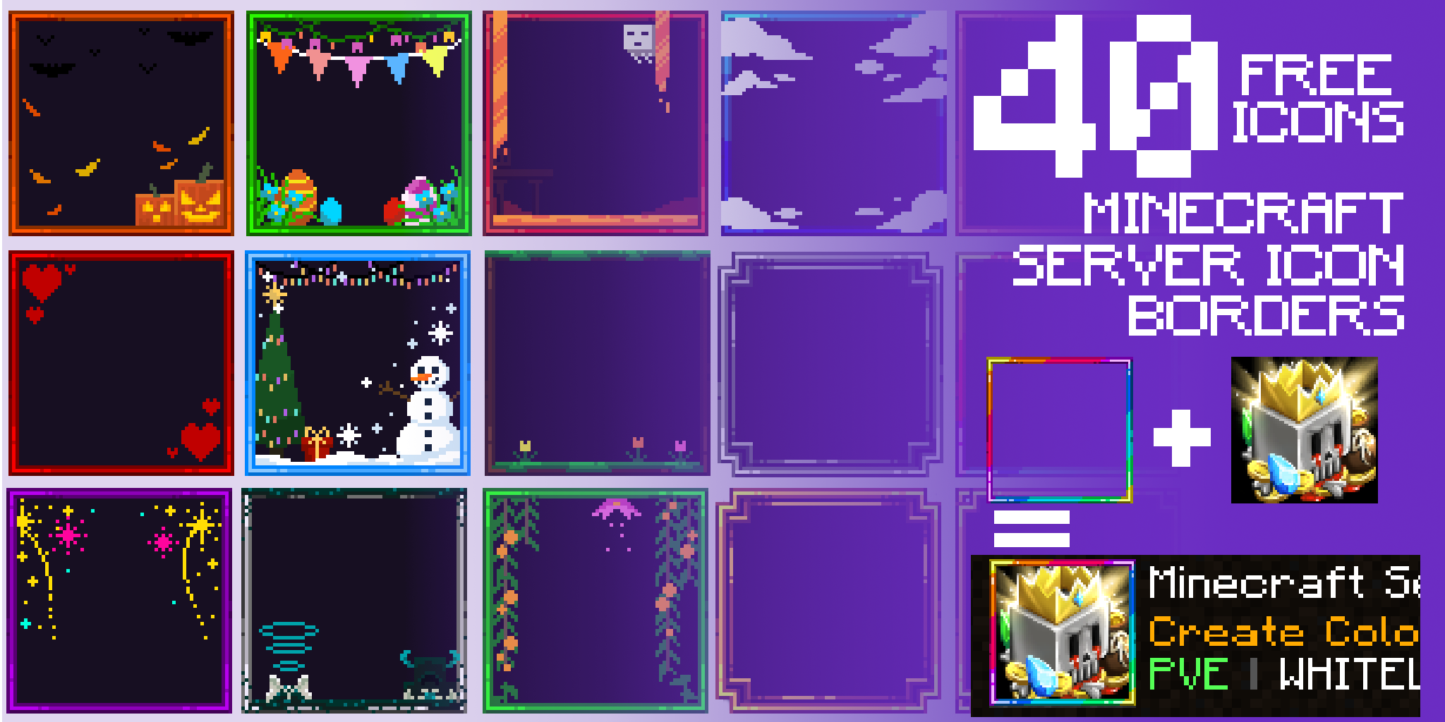 Free Borders for Server Icons | BuiltByBit