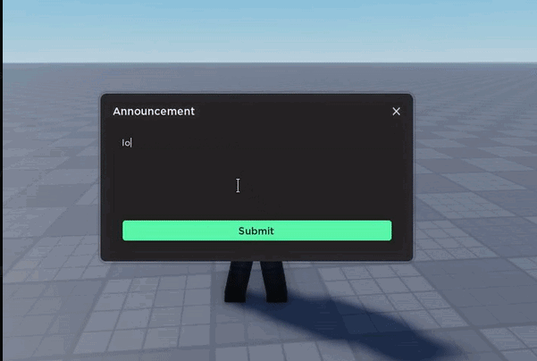 Announcement UI System | BuiltByBit