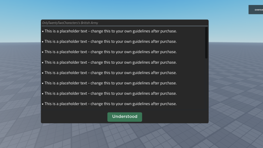 Rules UI System | BuiltByBit