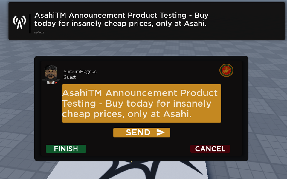 Announcement UI | BuiltByBit