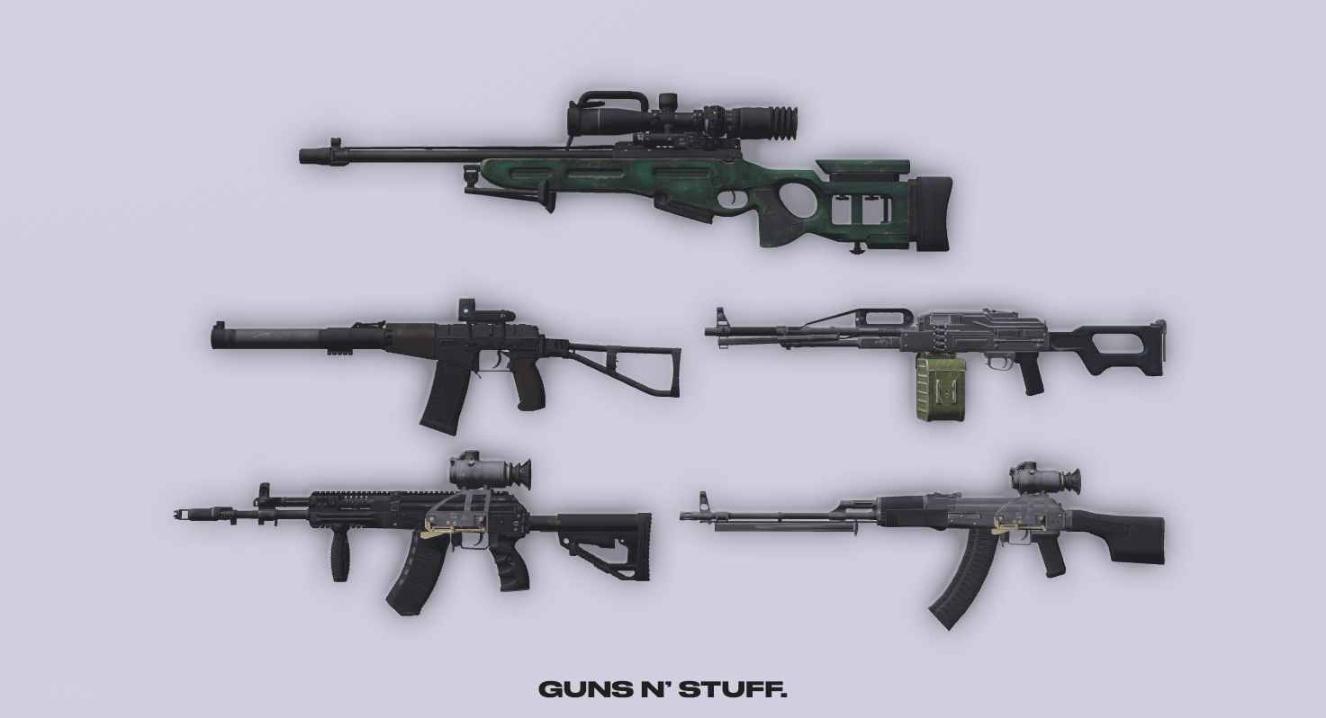 Russian Airborne Forces Gun Pack | BuiltByBit