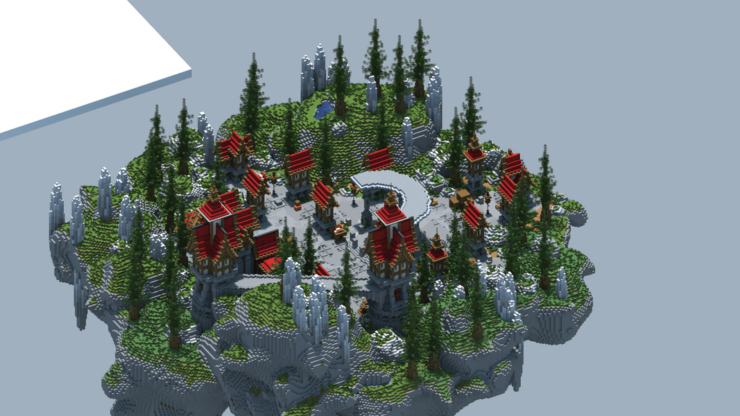 100x100 | Skyblock Island | Hub/Lobby | BuiltByBit