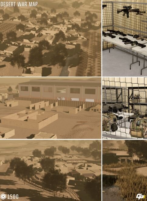 Desert War Map | BuiltByBit