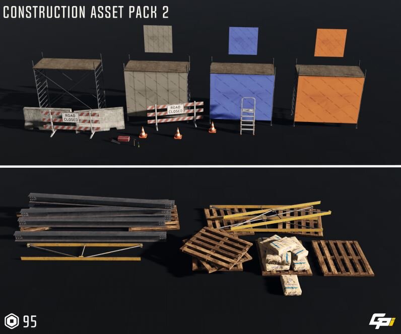 Construction Asset Pack 2 | BuiltByBit