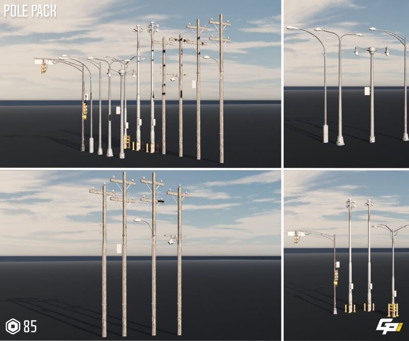Pole Asset Pack | BuiltByBit