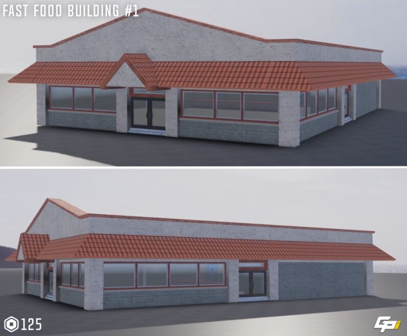 Fast Food Building 1 | BuiltByBit