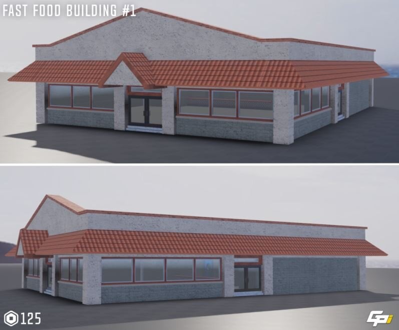 Fast Food Building 1 | BuiltByBit