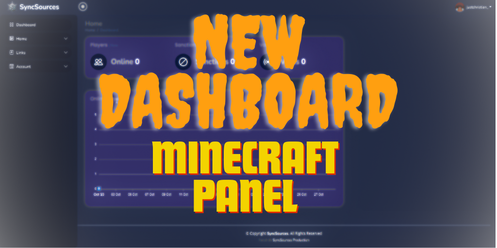Minecraft Dashboard - SyncSources | BuiltByBit