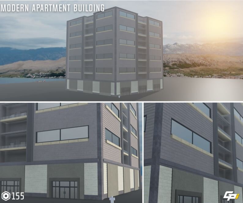 Modern Apartment Building | BuiltByBit