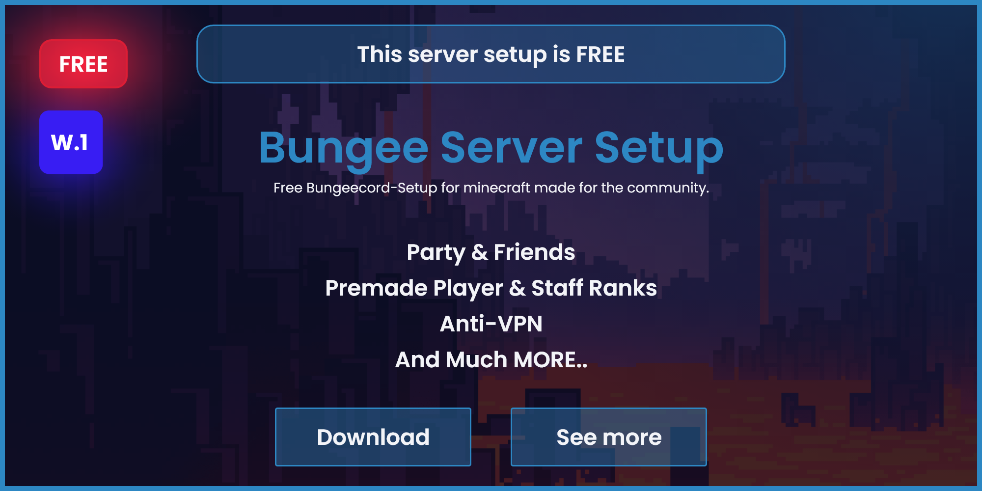 Bungee Setup | Party & Friends | BuiltByBit