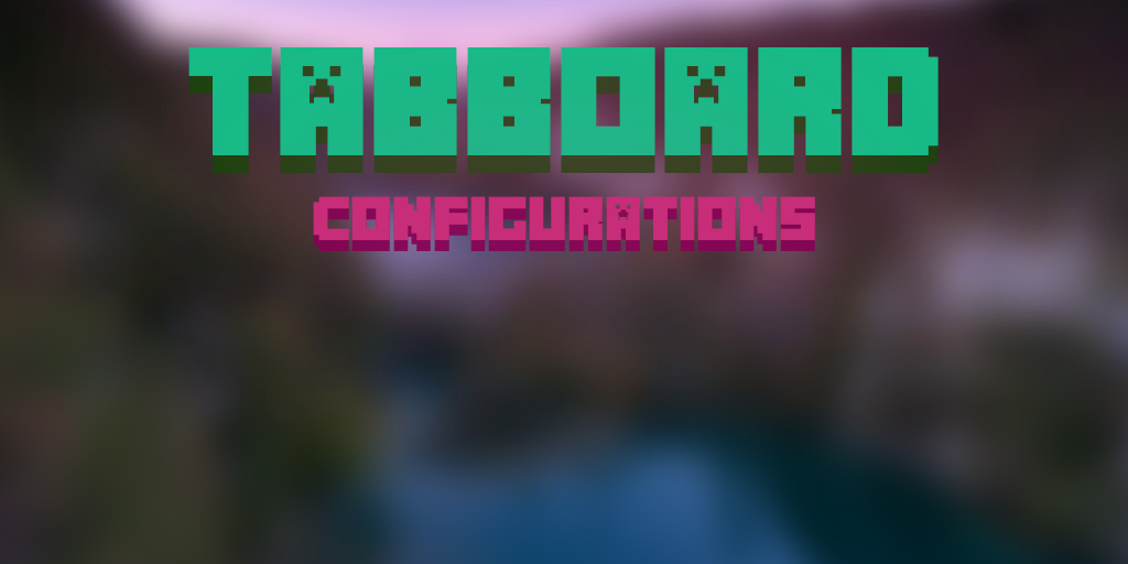 TAB Configuration | General Purpose | BuiltByBit