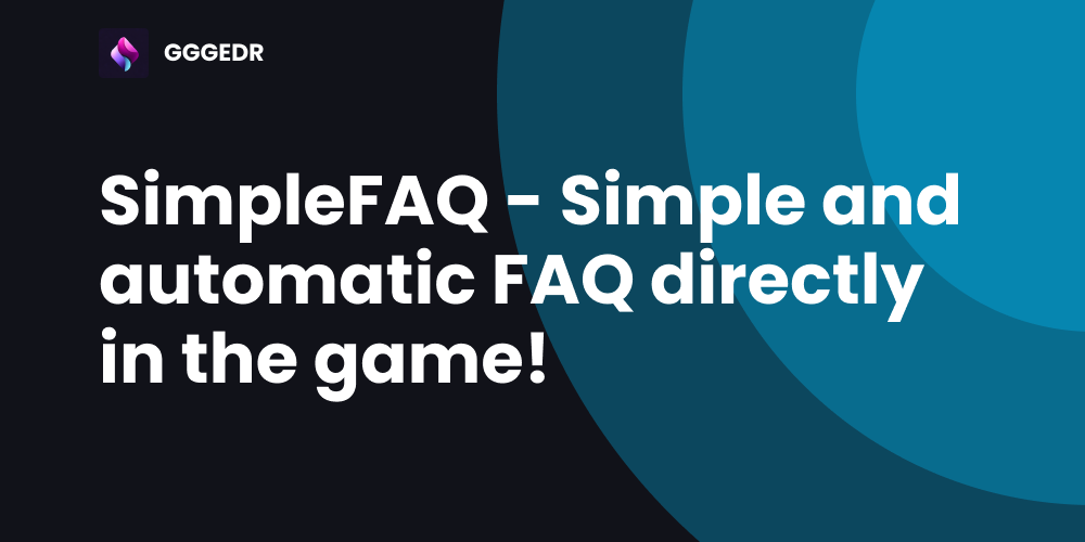 SimpleFAQ - Simple and automatic faq | BuiltByBit