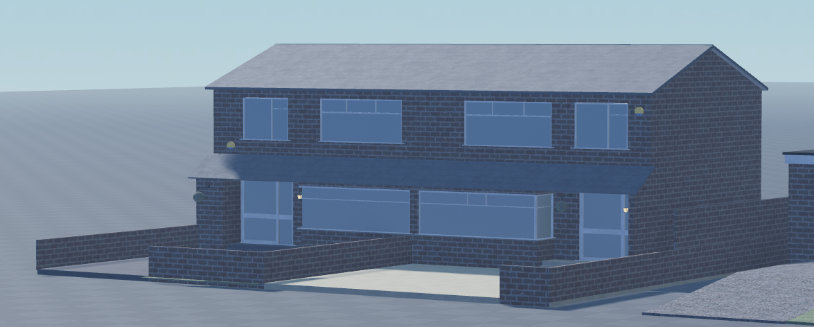 Basic UK Semi Detached House | BuiltByBit