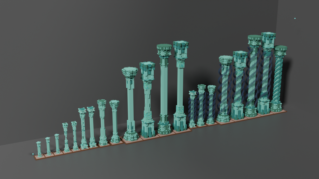 120+ Pillars / Columns Asset pack | BuiltByBit