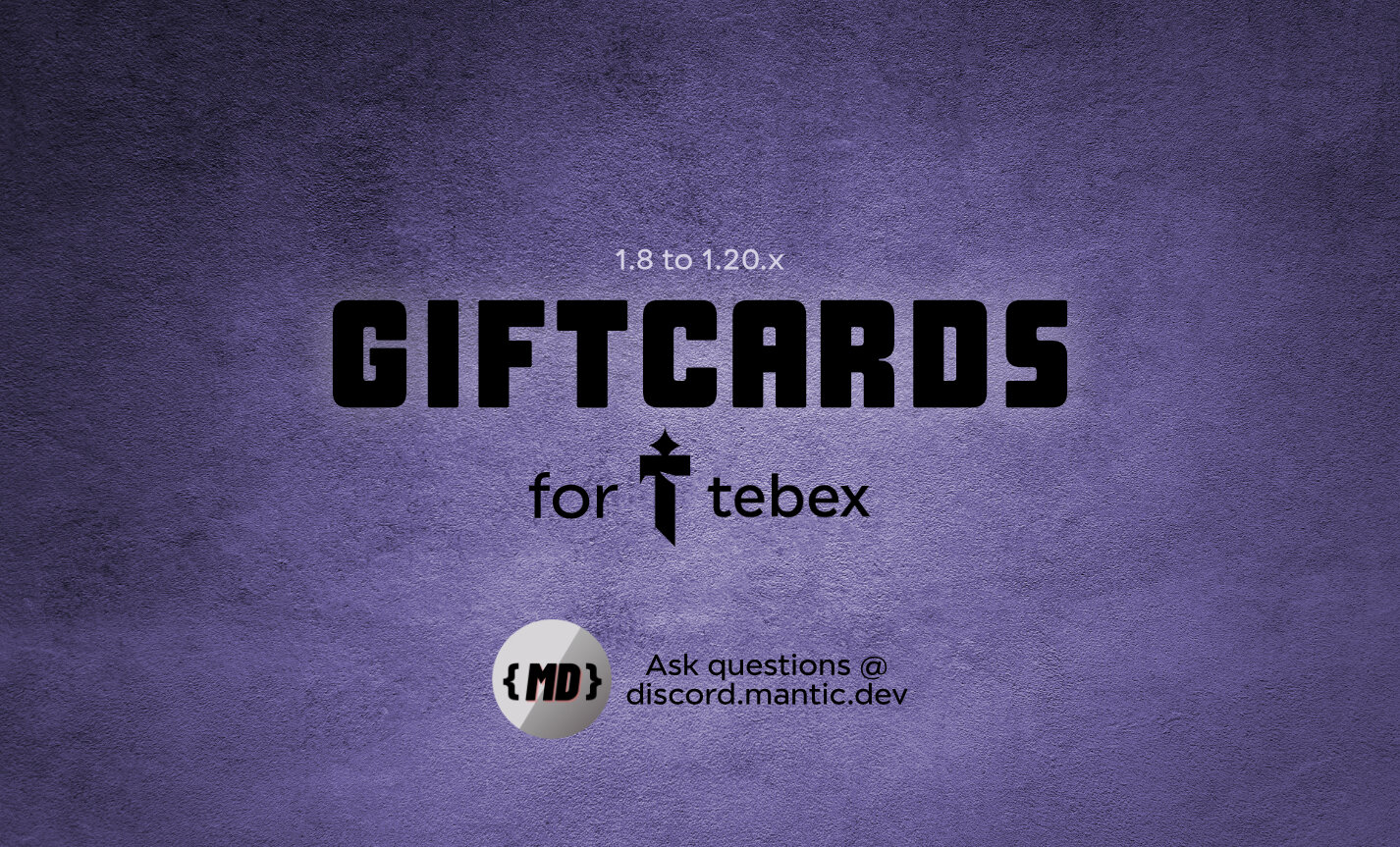 Giftcards for Tebex | BuiltByBit