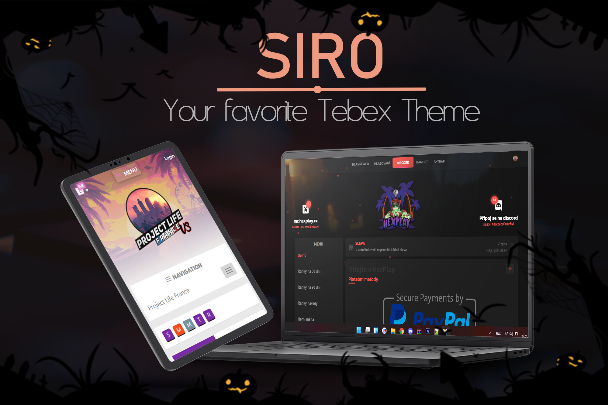 Siro- CraftingStore | Dark/Light Theme | | BuiltByBit