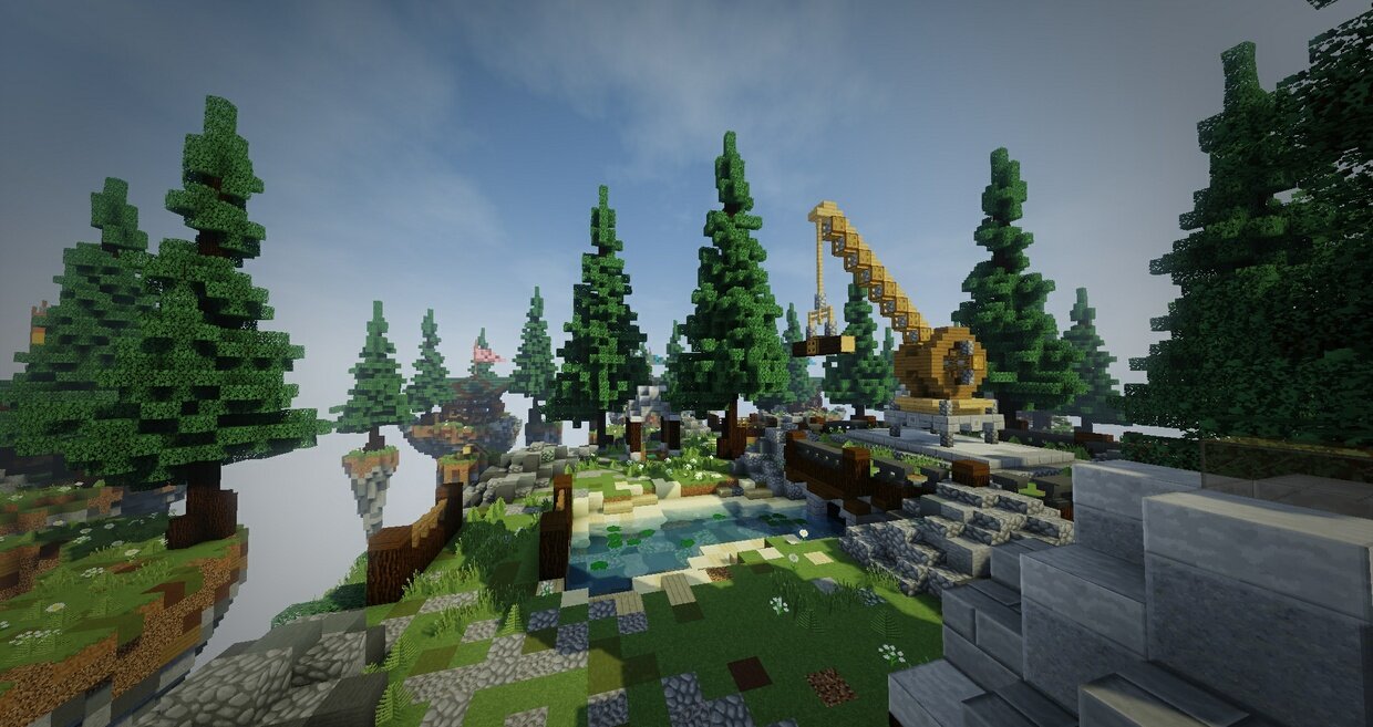 Lumber SkyWars Map | BuiltByBit