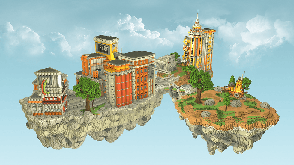 Robots Skyblock Spawn | BuiltByBit