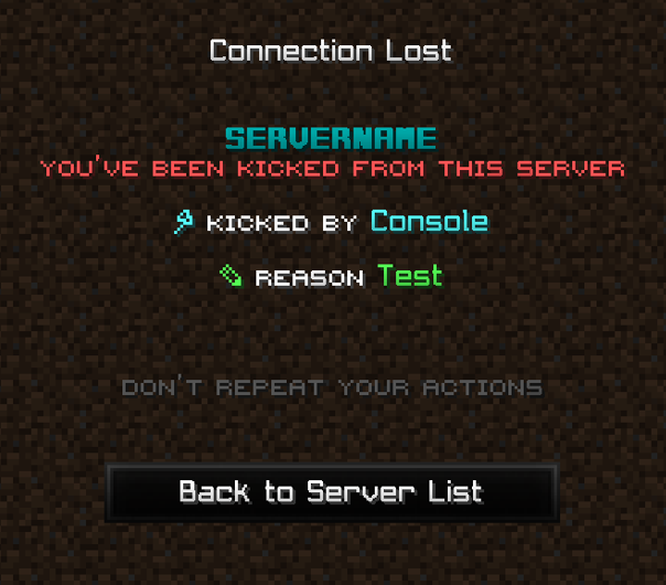 BanManager Messages | Ph4ntom Series | BuiltByBit