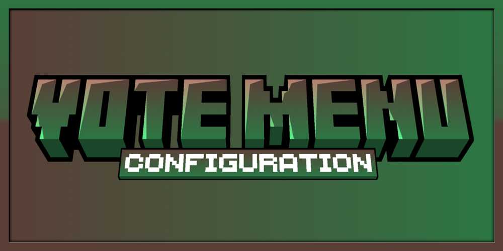 Vote Menu | Deluxe Menus Config | BuiltByBit