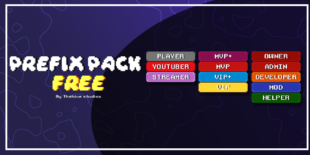 Prefix pack Free Ranks | BuiltByBit