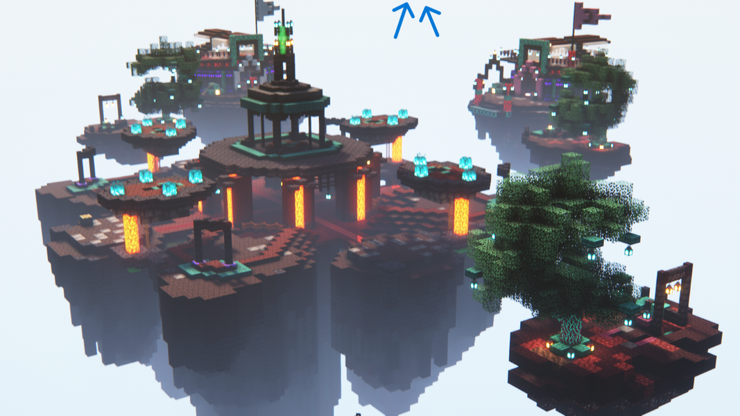 Bedwars Map TheNethersStar By Mbagaming | BuiltByBit