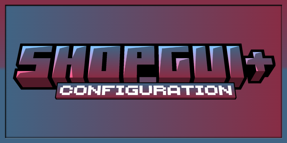 ShopGuiPlus Configuration | 800 Items | BuiltByBit