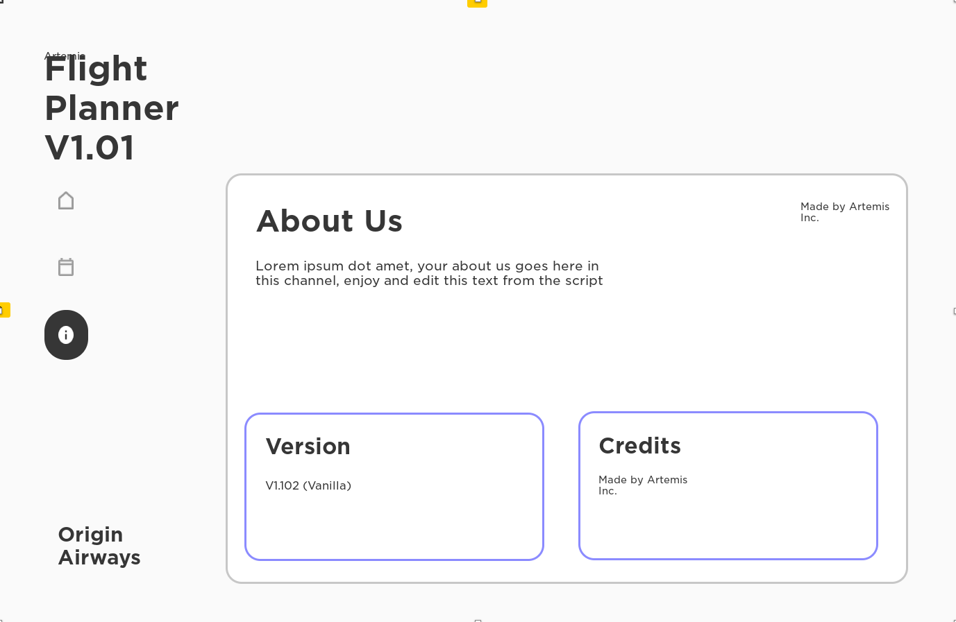 Flight Planner UI | BuiltByBit