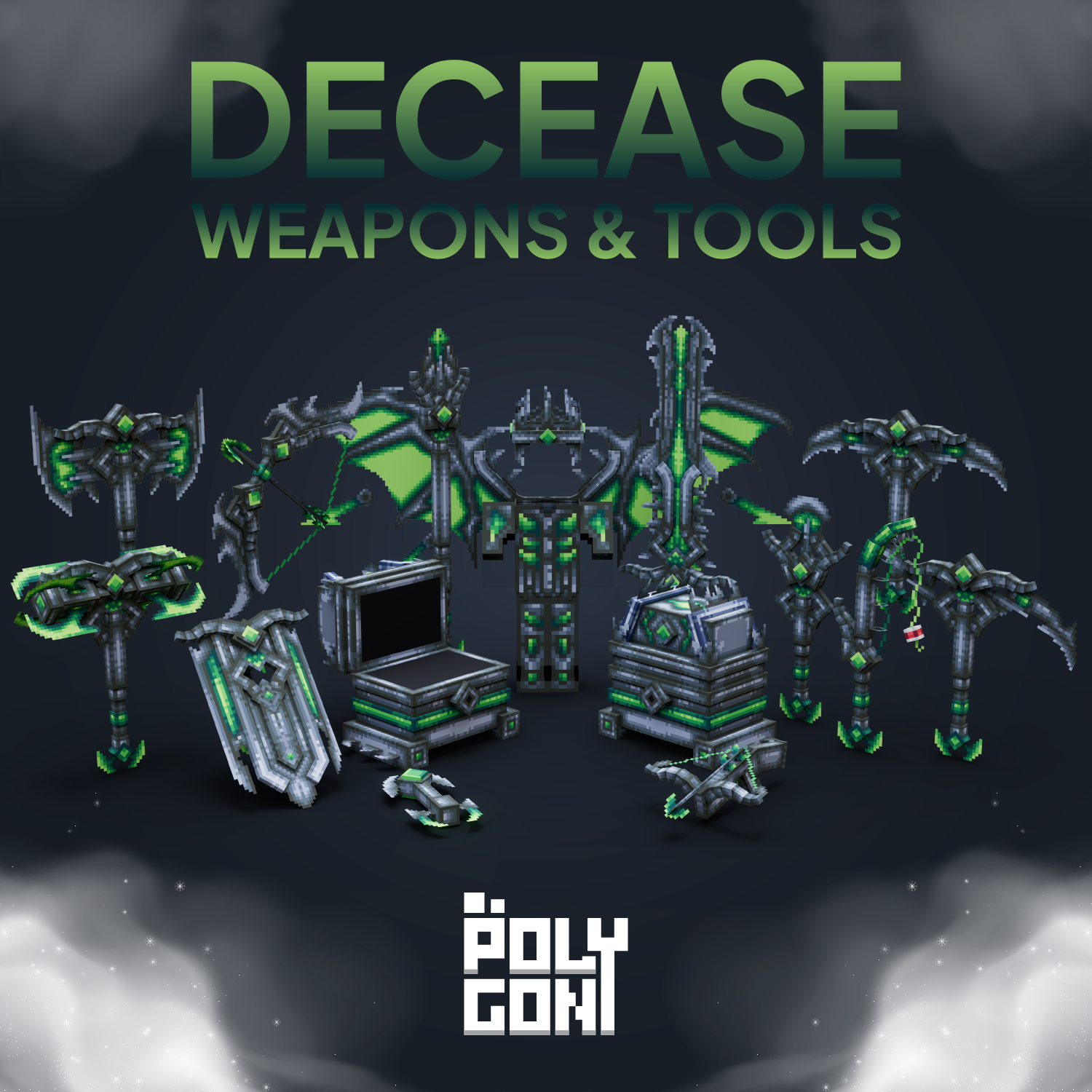 Decease Animated Weapons & Tools Set | BuiltByBit