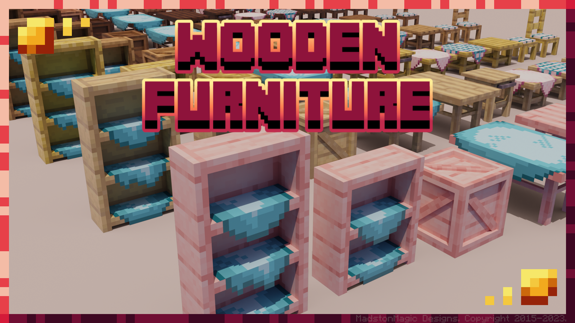 MMD | Wooden Furniture Set | Volume 1 | BuiltByBit