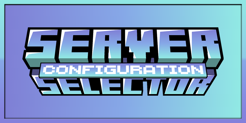 Server Selector | Deluxe Menus Config | BuiltByBit