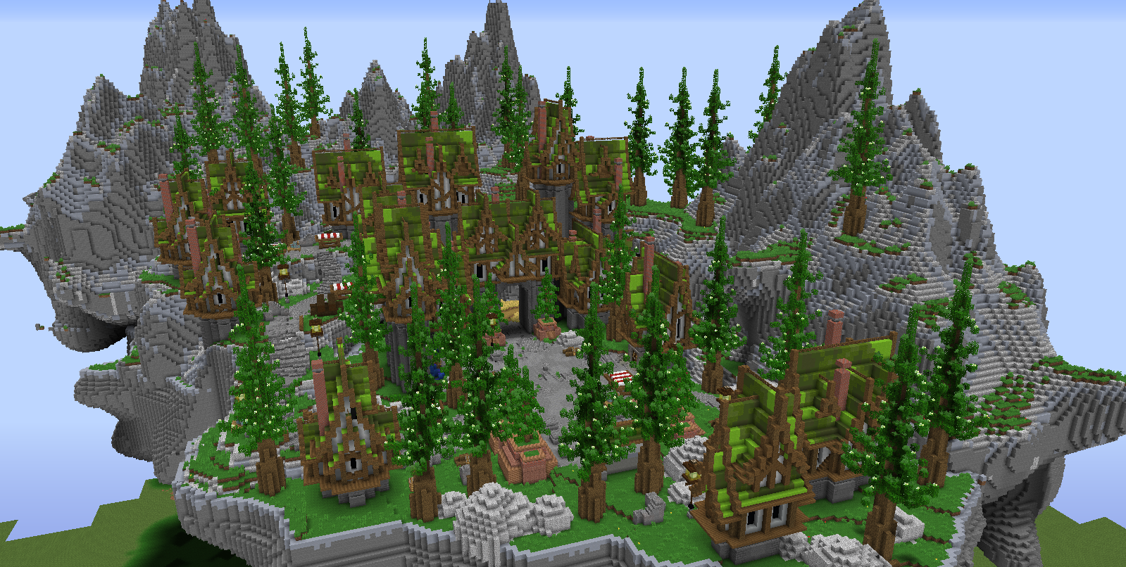 Green Village Hub/Spawn | BuiltByBit