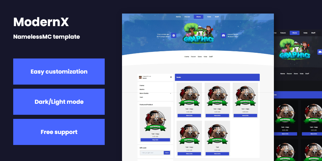 Craftingstore + NamelessMC | BuiltByBit