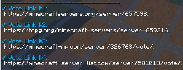 Vote Menu GUI Configuration | BuiltByBit