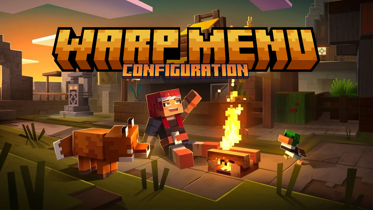 Warp Gui | DeluxeMenus + Oraxen | BuiltByBit
