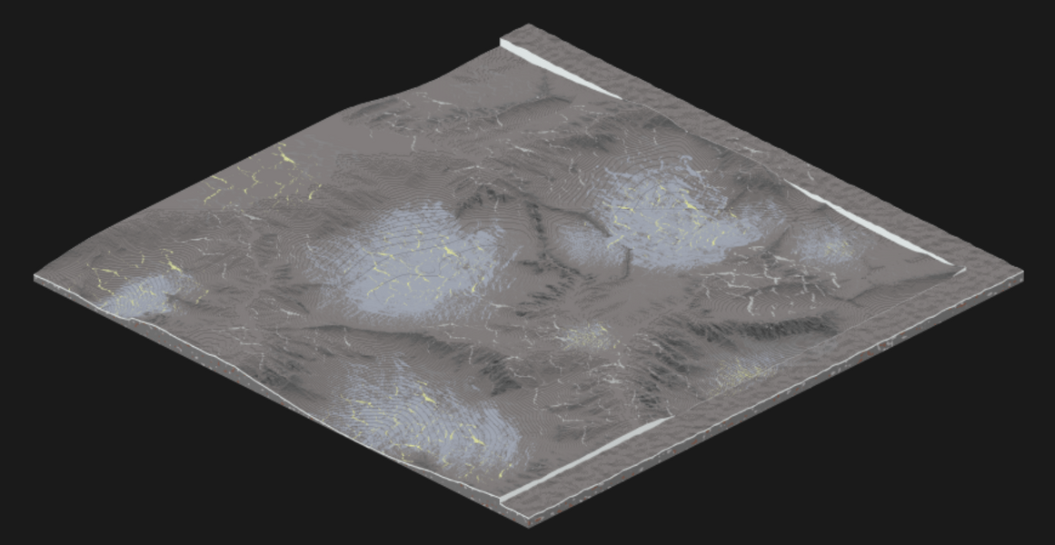 Moon Terrain Map 2000x2000 | BuiltByBit
