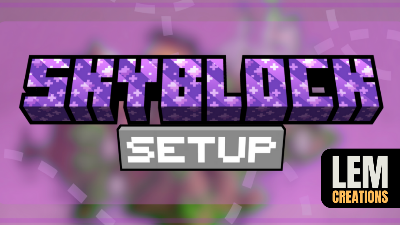 Skyblock Setup w/ Custom Menus | BuiltByBit