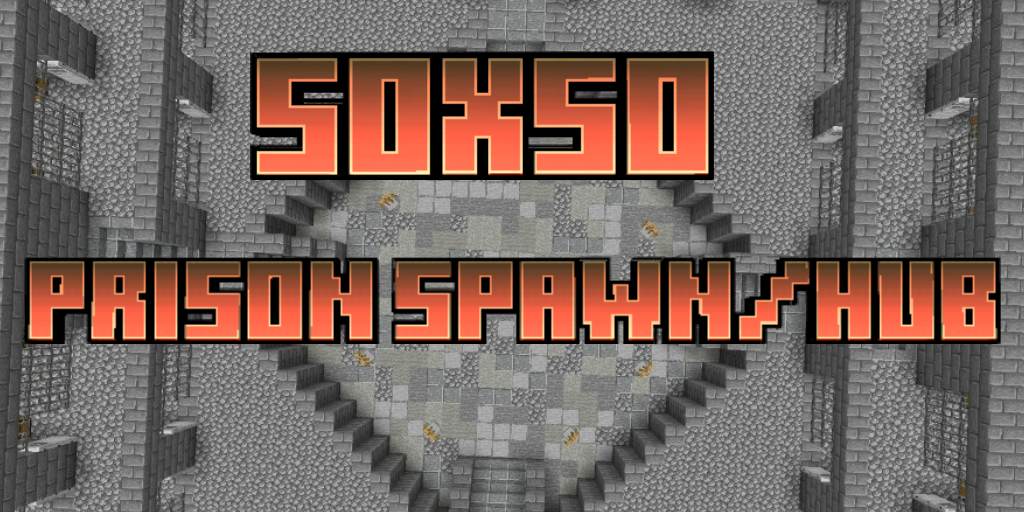 50x50 Prison Spawn/Hub | BuiltByBit