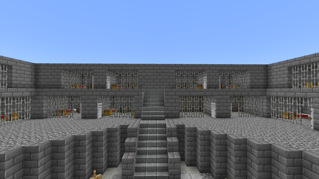 50x50 Prison Spawn/Hub | BuiltByBit