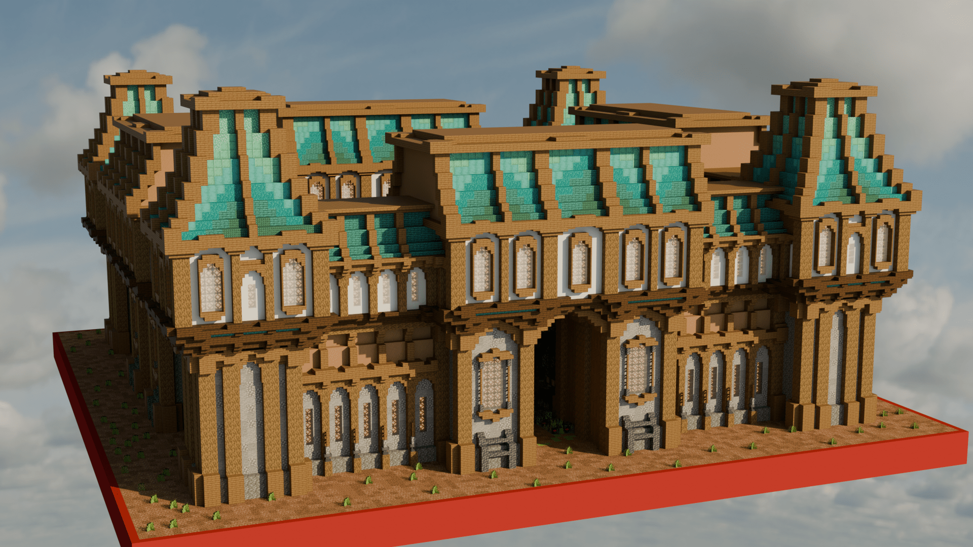 Blue Roofs | 130x130 | Factions Spawn | BuiltByBit